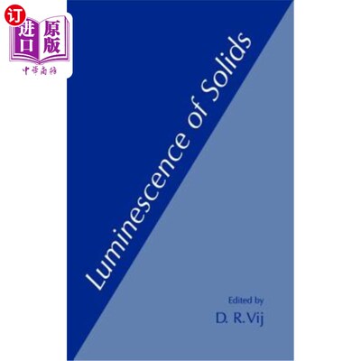 海外直订Luminescence of Solids 固体发光