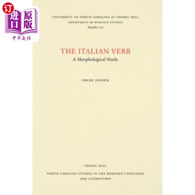 海外直订The Italian Verb: A Morphological Study 意大利语动词:形态学研究