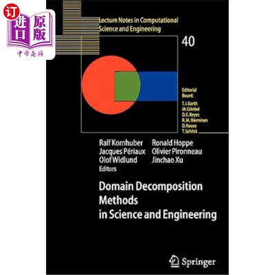 海外直订Domain Decomposition Methods in Science and Engineering 科学与工程中的区域分解方法