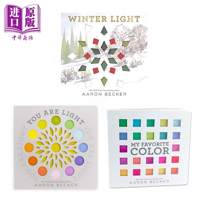 凯迪克荣誉作家兼插画家Aaron Becker 英文原版光影颜色书3册 My Favorite Color You Are Light Winter Light 【中商原版】