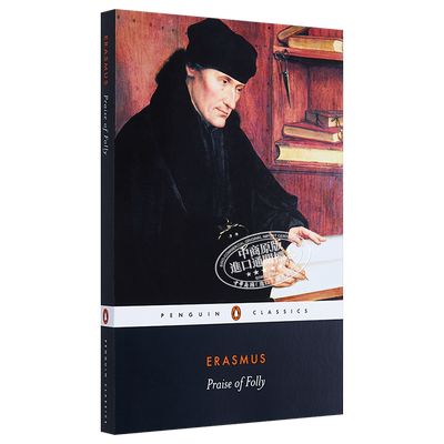 现货 伊拉斯谟：愚人颂 英文原版 Praise of Folly Desiderius Erasmus【中商原版】