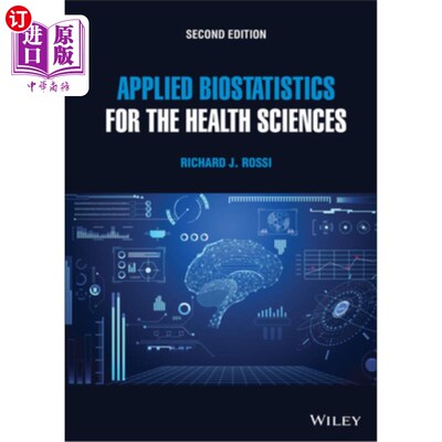 海外直订医药图书Applied Biostatistics for the Health Sciences 健康科学应用生物统计学，第二版