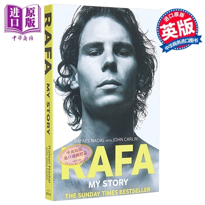 网球书籍 纳达尔自传英文原版 拉法纳达尔传记 红土之王纳达尔 我的故事 Rafael Nadal My Story 纳达尔周边纳达尔书籍