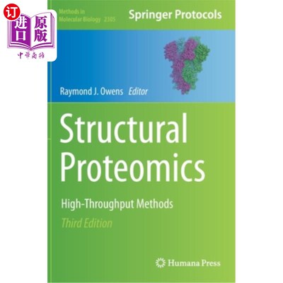 海外直订Structural Proteomics: High-Throughput Methods 结构蛋白质组学:高通量方法