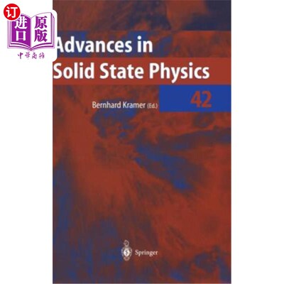 海外直订Advances in Solid State Physics 固体物理学进展