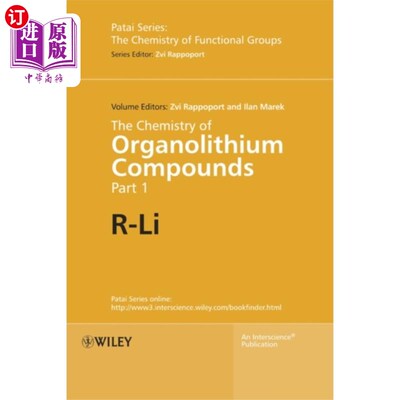 海外直订Chemistry of Organolithium Compounds V 1 2VSet 有机锂化合物化学