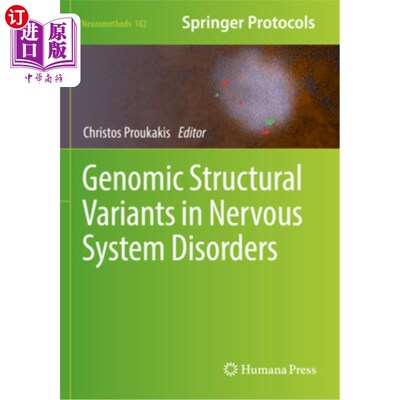 海外直订医药图书Genomic Structural Variants in Nervous System Disorders 神经系统疾病的基因组结构变异