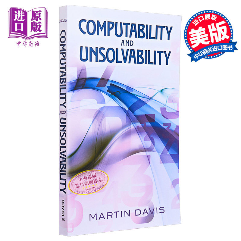马丁 戴维斯 可计算性与不可解性 Computability and Unsolvability Martin Davis 英文原版【中商原版】_虎窝淘