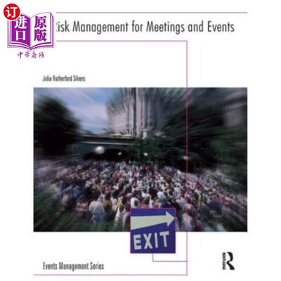 海外直订Risk Management for Meetings and Events 会议和活动的风险管理