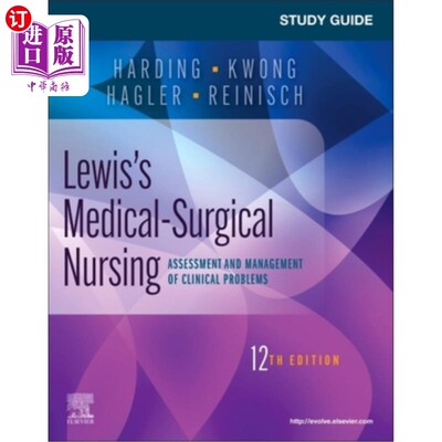 海外直订医药图书Study Guide for Lewis's Medical-Surgical Nursing: Assessment and Management of C 刘易斯医学外科护理
