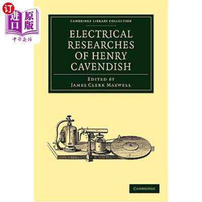 海外直订Electrical Researches of Henry Cavendish 亨利·卡文迪什的电学研究