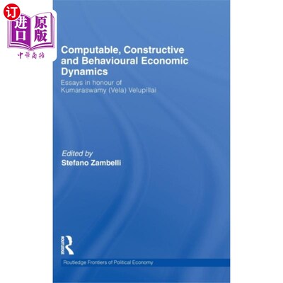 海外直订Computable, Constructive & Behavioural Economic ... 可计算、建设性和行为经济动力学