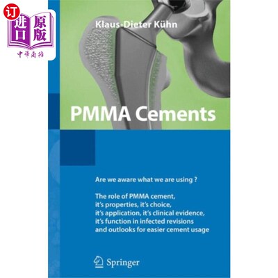 海外直订医药图书PMMA Cements PMMA水泥