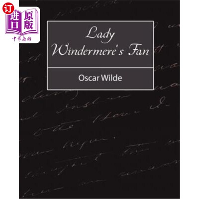 海外直订Lady Windermere's Fan 温德米尔夫人的扇子
