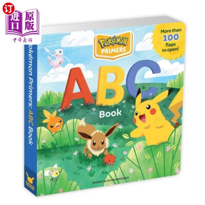 海外直订古英语 Pokemon Primers: ABC Book 口袋妖怪入门：ABC书