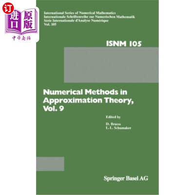 海外直订Numerical Methods in Approximation Theory: Numerische Methoden Der Approximation 近似值理论中的数值方法:近