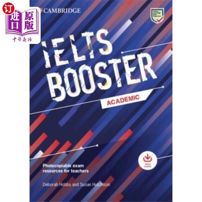 海外直订Cambridge English Exam Boosters IELTS Booster Ac... 剑桥英语考试助推器雅思助推器学术与教师的复印考试资源