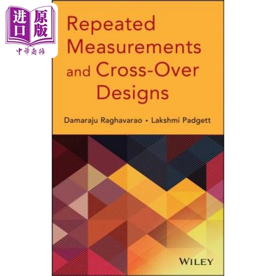 预售 反复测量与交叉设计 Repeated Measurements 英文原版 Lakshmi Padgett 中商原版