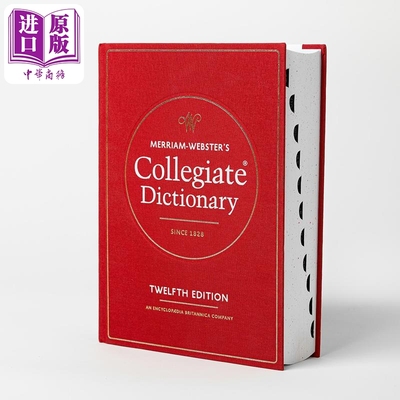 预售 2025新版 韦氏大学词典 第12版 Merriam Webster s Collegiate Dictionary 12th Edition 英文原版英语参考工具书【中商原版?
