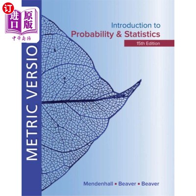 海外直订Introduction to Probability and Statistics Metri... 概率统计度量版导论