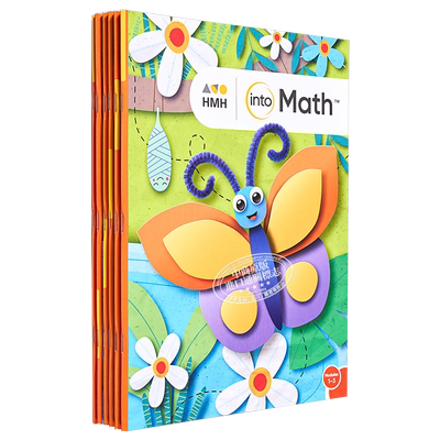 现货 【GK六册课本套装】HMH Into Math Student Edition Collection Grade K 美国原版幼儿园数学 Houghton Mifflin Harcourt