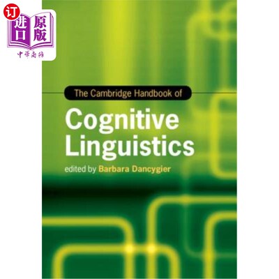 海外直订The Cambridge Handbook of Cognitive Linguistics 剑桥认知语言学手册