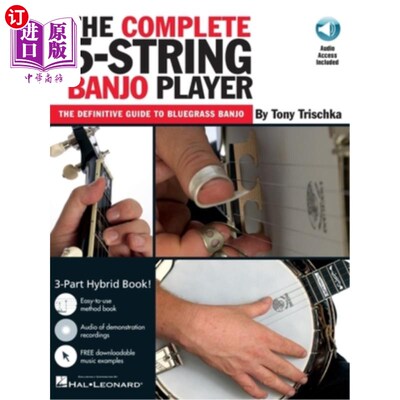 海外直订The Complete 5-String Banjo Player [With CD] 全五弦班卓琴[附CD]