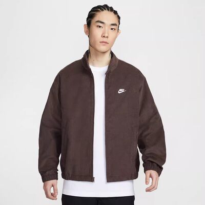 NIKE/耐克Club男灯芯绒哈灵顿夹克2026春新款梭织外套IR0105-237