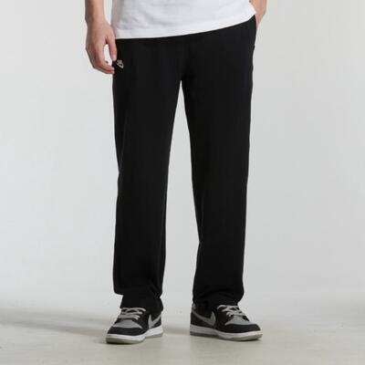 Nike/耐克男长裤针织运动宽松卫裤薄款透气黑色直筒裤FQ4333-010