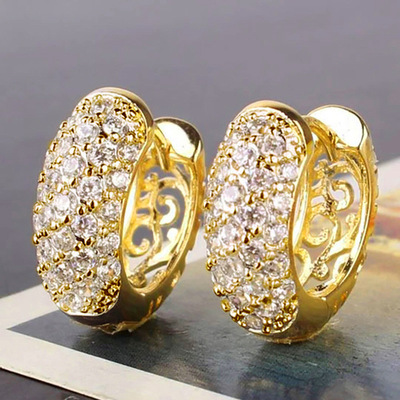 Ins-style Earrings Hollow Design Vine Earrings Aristocratic