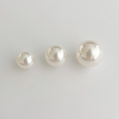 5818施家650半孔珍珠奥地利串珠配件耳钉耳环耳饰DIY散珠