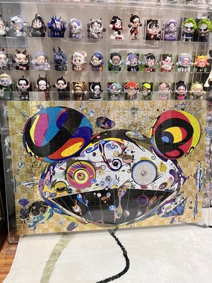 亚克力村上隆直径50cm圆形拼图框