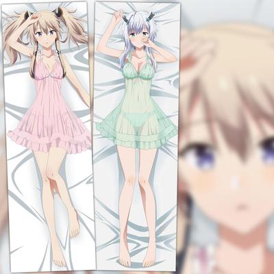 魔王学院的不适任者 莎夏 米夏 睡衣 动漫等身抱枕二次元靠枕定制