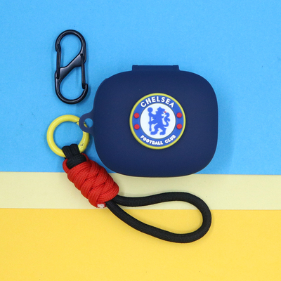 适用Redmi 红米Buds 6S/7S蓝牙耳机保护套6PLAY活力版SE潮酷足球迷皇马切尔西利物浦国米手绳挂饰Buds5硅胶壳