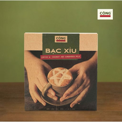 越南cong咖啡BAC XIU白咖啡C+椰奶速溶咖啡香浓原装正品代购