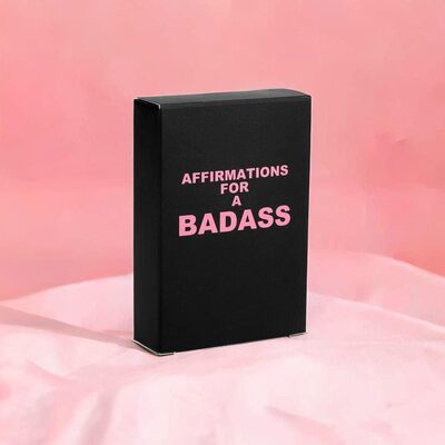 Badass信念卡女性励志明信片