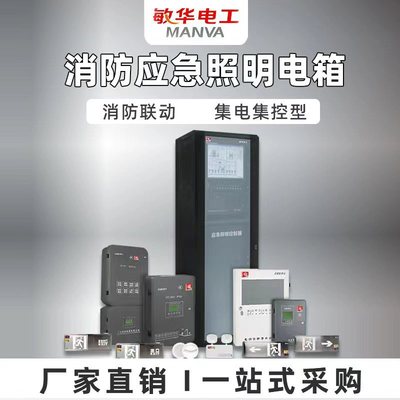 敏华消防应急照明配电箱智能疏散指示灯控制箱36V集中电源箱