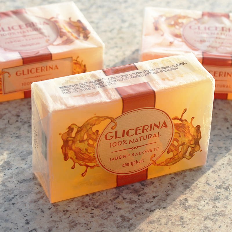 西班牙Deliplus Glycerin SoapCleansing Moisturizingfor Face皂