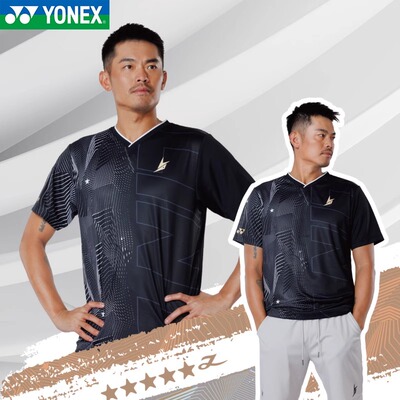 2025新款尤尼克斯羽毛球服运动服林丹系列短袖速干10097/15028