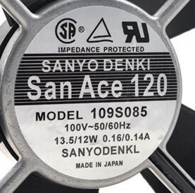 东方ORIX MU1225S-11 100V 12025 12CM 铝框交流机柜风扇109s085