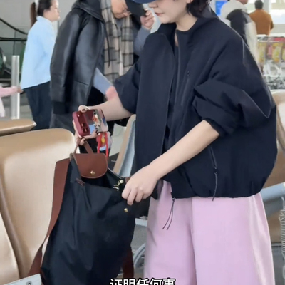 LHX-26年春款气质高级百搭休闲简约韩版短外套SGH86021