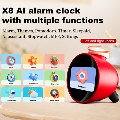 2026新款AI智能闹钟时间宝AI儿童早教机礼物AI Smart Alarm Clock