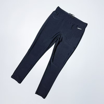 英单儿童男女童纯色高弹锦纶泳裤