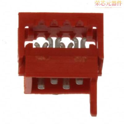 7-215083-4原装「CONN PLUG 4POS IDC 28AWG TIN」正品