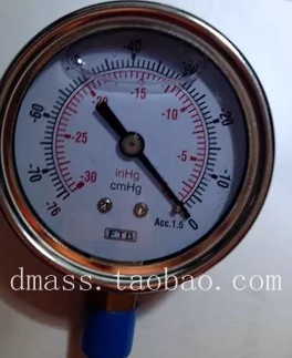 -76CmHgFTB真空耐震压力表