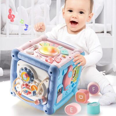 Baby Musical Box Toddler Funny Hand Drum Toy Baby Activity C