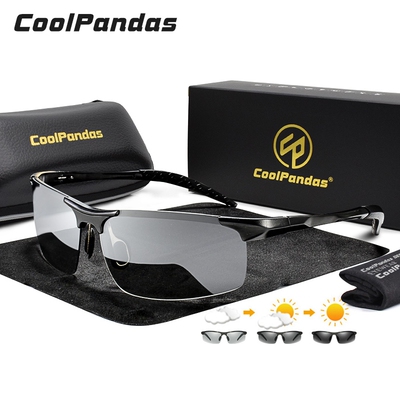 Change Color Photochromic Men Sunglasses Driving Polarized 2