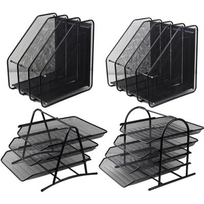 thickened metal file frame desktop storage box folder rack