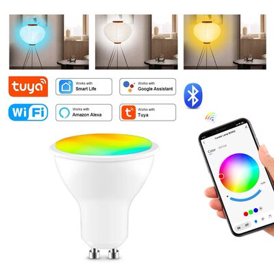 GU10 Tuya Bluetoth/Wifi Smart Led Light Bulb 220V RGB Smar L