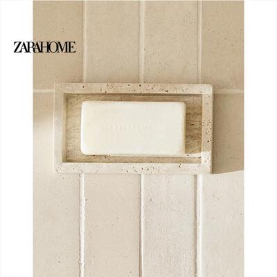 ZaraHome 长方形米色大理石香皂盒家用浴室肥皂盒 43533105450